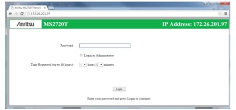 web remote control interface