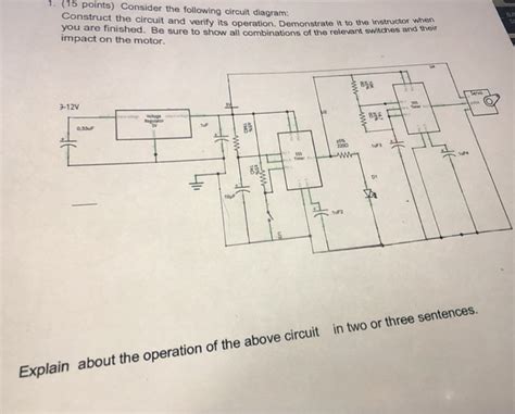 Solved Points Consider The Following Circuit Diagram Chegg