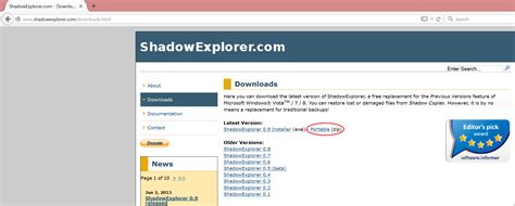 recover deleted files on windows with shadow explorer