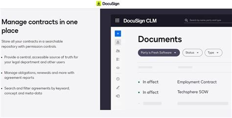 Docusign Contract Lifecycle Management Clm