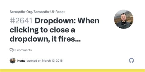 Dropdown When Clicking To Close A Dropdown It Fires Click And Blur Events · Issue 2641