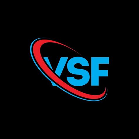 Logotipo De Vsf Carta Vs Diseño Del Logotipo De La Letra Vsf