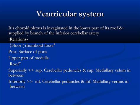 Radiological Anatomy And Techniques Of The Ventricular System Ppt