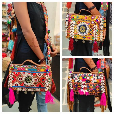 Sling Bag Rope Handle Handmade Boho Banjara Bags At Rs 1600piece In