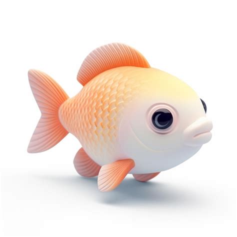 Premium Ai Image 3d Fish Model