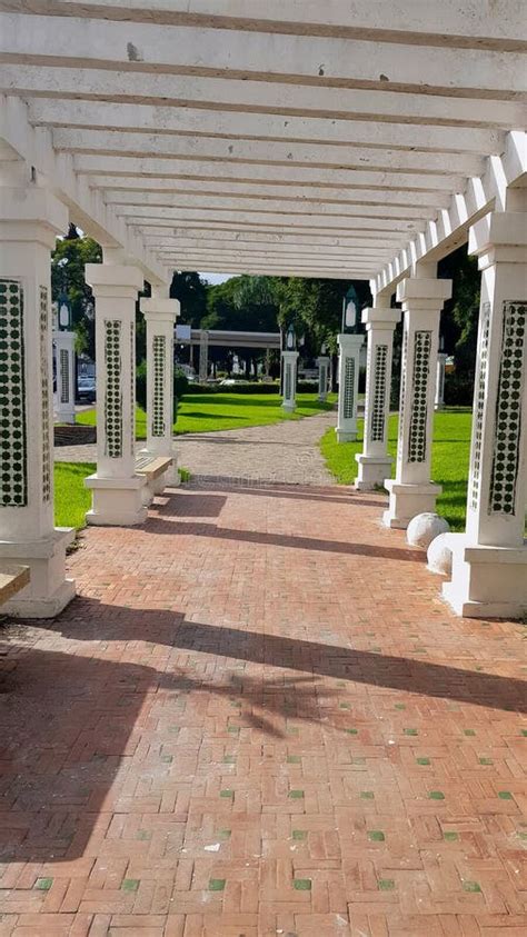 Decorative Columns With Tiles Are Captivating Blend Of Traditional Craftsmanship And Complex