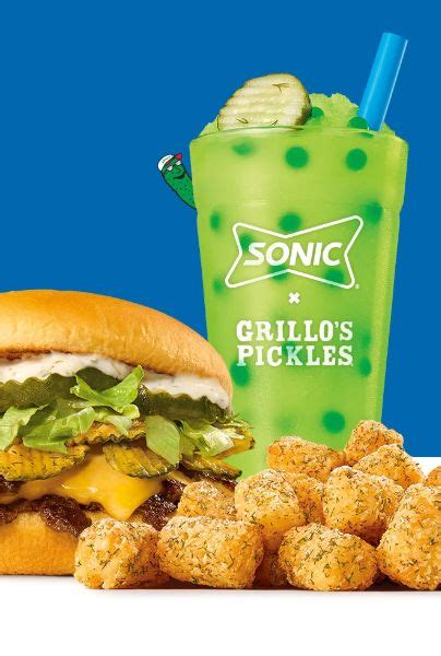 Sonic Gets Dill Icious The Big Dill Meal Arrives In Partnership With Grillos Pickles Mui
