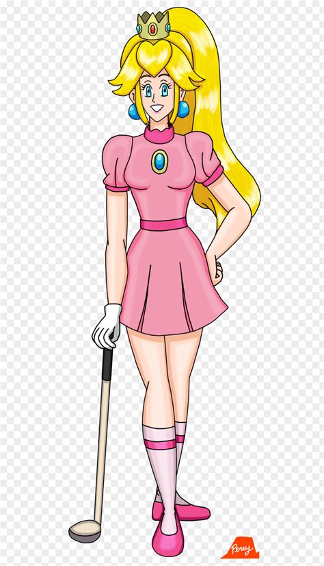 Golf Mario Golf World Tour Advance Princess Peach Game Babe PNG Image PNGHERO