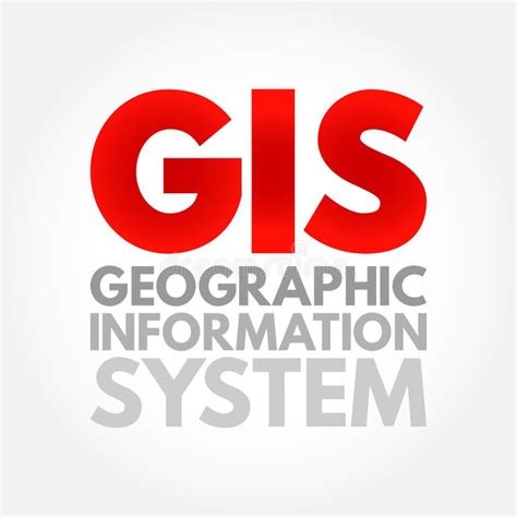 Gis Geographic Information System Type Of Database Containing