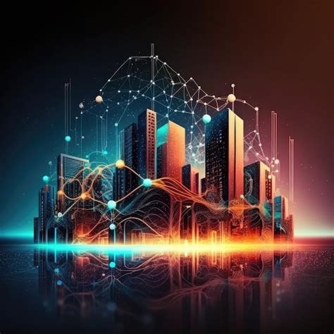 Premium Photo Ai Generated Smart City And Communication Network