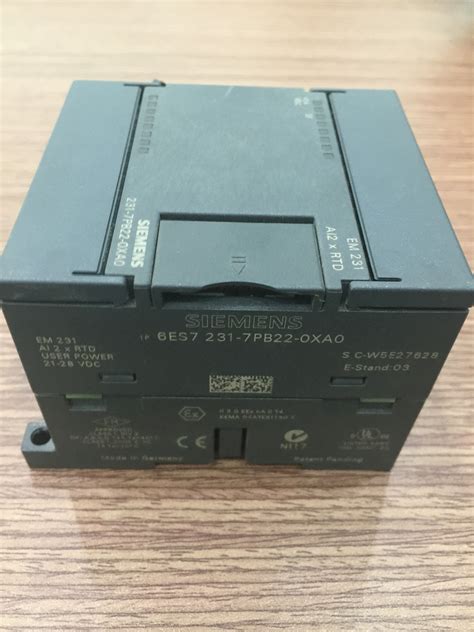 Siemens Analog Input Output Module EM 231 2AI Web Tự Động AZ