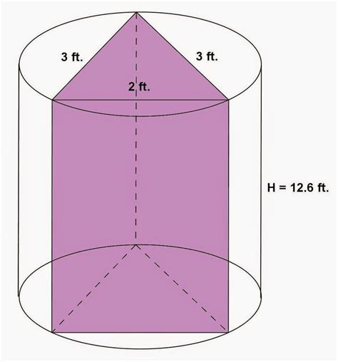 math principles more cylinder problems 12 solid geometry
