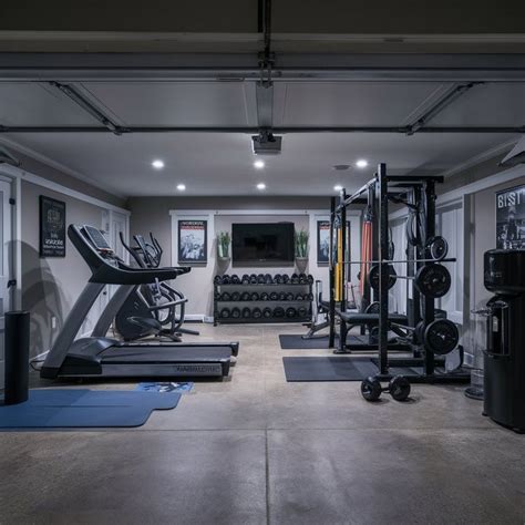 Garage Gym Design Gym Room In Garage Garage With Gym Garage Into Gym