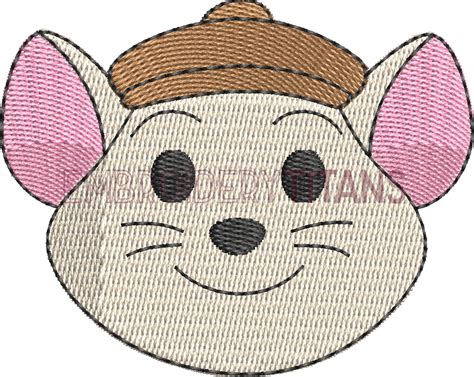 Bernard Disney Emoji Blitz Free Machine Embroidery Design Download In