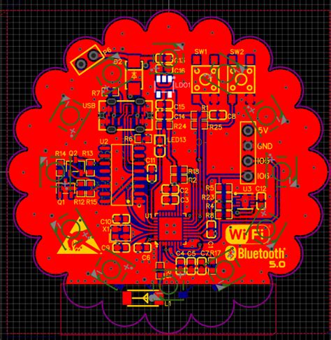 画一个 “月饼” 陪我过中秋，使用 Esp32 C3 制作炫彩月饼（我为嵌入式工程师争取月饼）esp32 晶振电容 Csdn博客