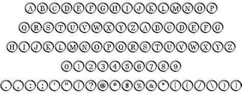 The Letters And Numbers Are Made Up Of Small Circles Which Appear To