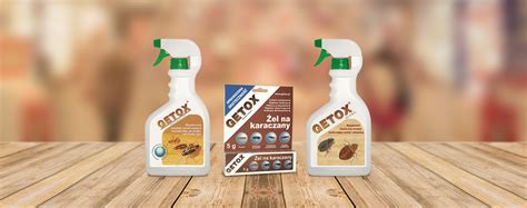 GETOX zwalcza pluskwy, karaluchy, prusaki, pchły ...