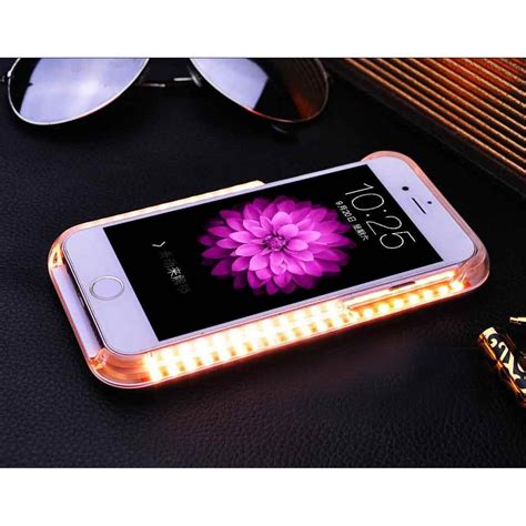 Coque Iphone Plus Plus Lumee Selphie Led Blanc