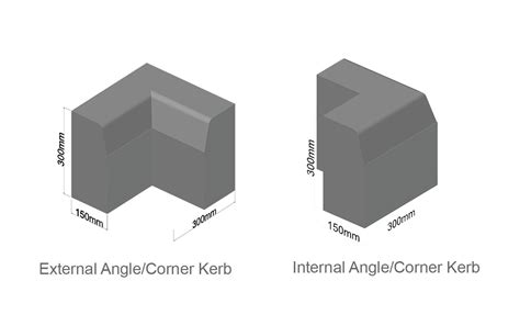 Angle Kerbs Internal And External Kerbstones For Road Detailing And Parking Vyara