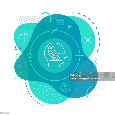 그룹 노력 아이콘 배경 비즈니스 헤드 아이콘 편집 가능한 스트로크 마케팅에 대한 스톡 벡터 아트 및 기타 이미지 마케팅 배경 주제 경쟁 Istock