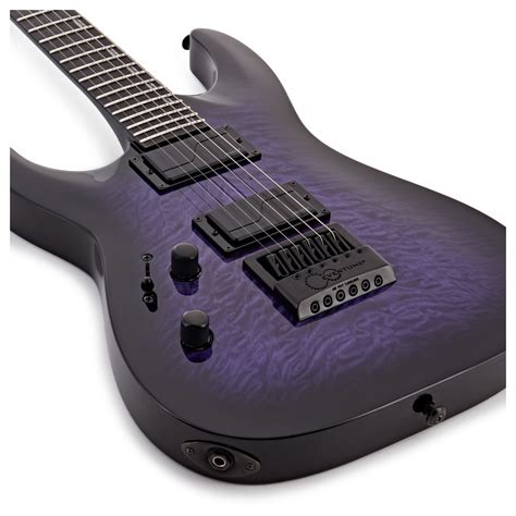 Esp Ltd H 1000 Evertune Qm Left Handed See Thru Purple Sb Gear4music