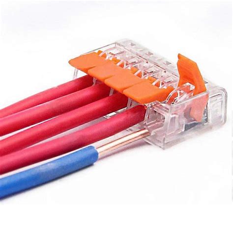 75pcs 221 Electrical Connector Wire Block Clamp Terminal Cable Reusable Mini Quick Home Wire