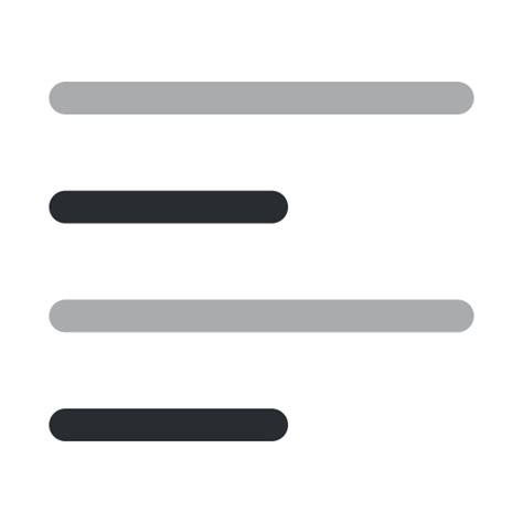 Textalign Left User Interface Gesture Icons