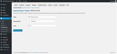 Métodos De Entrega No Woocommerce Central De Ajuda Com Tutoriais E Informações Hostnet