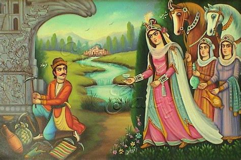 شیرین و فرهاد اثر محمد فراهانی Sketch Tattoo Design Sketches