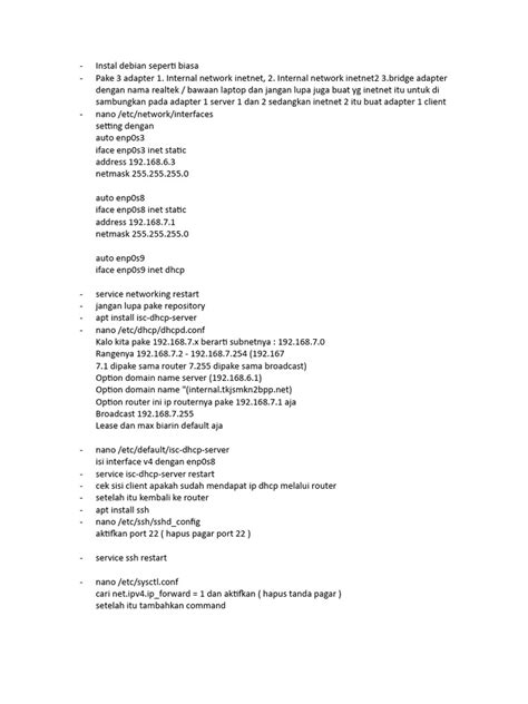 Tutorial Server Router Pdf