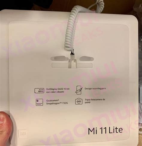 Xiaomi Mi Lite G Specs Confirmed Snapdragon G Hz And MP
