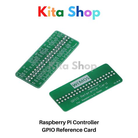 raspberry pi controller gpio reference card wemos shopee singapore