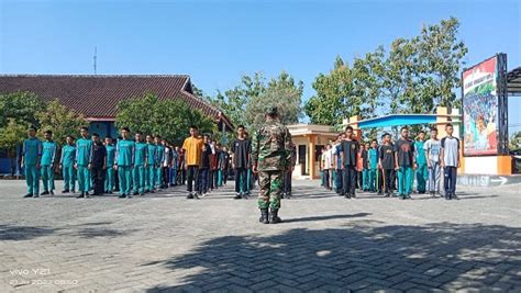Meningkatkan Kedisiplinan Siswa Smkn Kasiman Bekerjasama Dengan Koramil Kasiman Smkn Kasiman