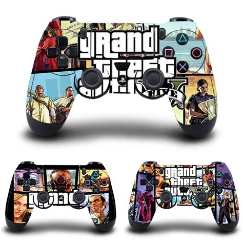 Gta 5 Skin Sticker For Sony Playstation 4 Dualshock 4 Wireless