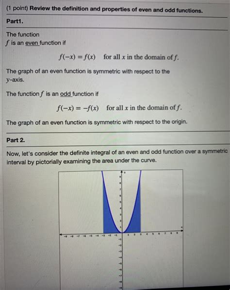 solved 1 point review the definition and properties of