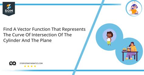 find a vector function that represents the curve of intersection of the