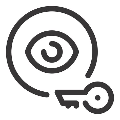 Eye Scan Retina Recognition Key Access Login Icon Download On Iconfinder