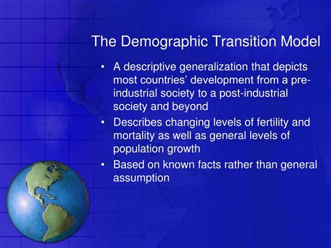 PPT The Demographic Transition Model PowerPoint Presentation Free Download ID 5624467