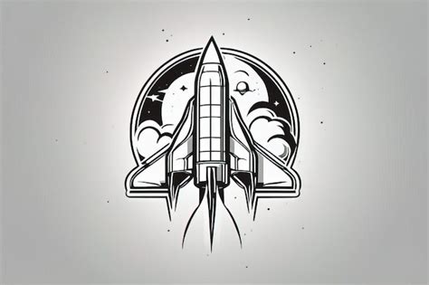Premium AI Image A Drawing Of A Rocket And A Rocket With A Design Of A Rocket