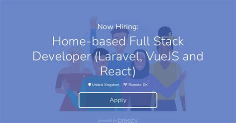 Home Based Full Stack Developer Laravel Vuejs And React At Viewber Limited