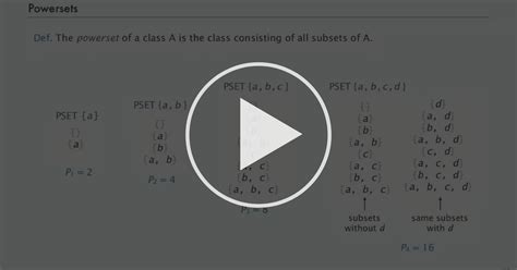 Powersets And Multisets Combinatorial Structures And Ogfs Coursera