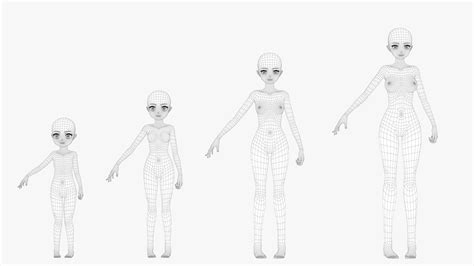 Anime Female Base Drawing