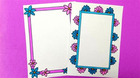 Easy Project Border Design Project Design Front Page Design Project Border Design