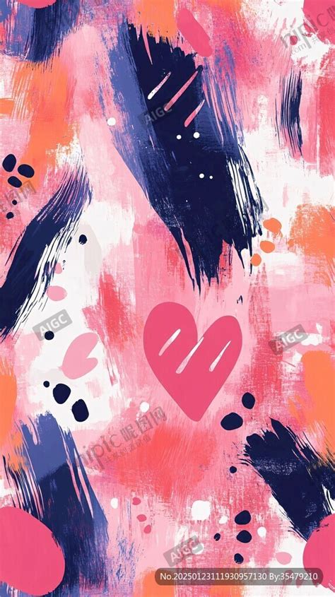 Ai创作图涂鸦彩墨底纹 爱心海报背景 简约爱心拼竖条印花图 爱心抽象图案 爱心装饰画 浪漫唯美梦幻抽象写意 爱心慈善背景 手绘风格爱心 墨韵渲染粉色笔触 慈善爱心背景 水彩晕染色彩碰撞 心卡通