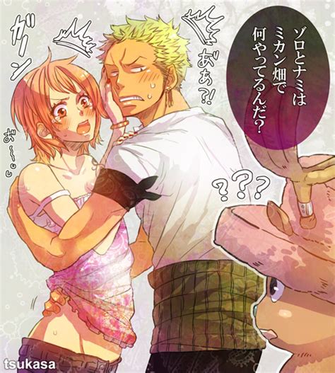 Nami Roronoa Zoro And Tony Tony Chopper One Piece Drawn By Jinnai Tsukasa Danbooru