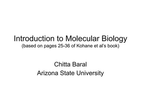 Intro Molecular Biology 2١١١١١١١١١١١pptx Ppt