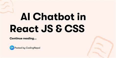 🤖 AI Chatbot in React JS & CSS — CodingNepal - Buymeacoffee