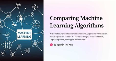 comparing machine learning algorithms