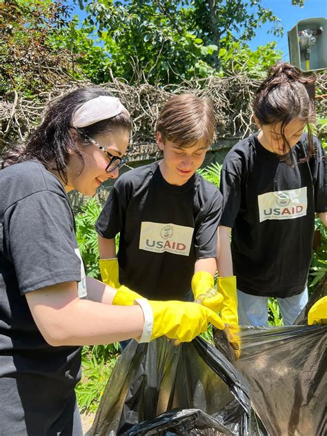Usaid Georgia ხონისახალგაზრდულიკლუბი Khoniyouthclub Usaid Wfs დასუფთავებისაქცია For English
