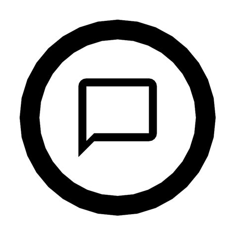 Chat Circle Vector SVG Icon SVG Repo